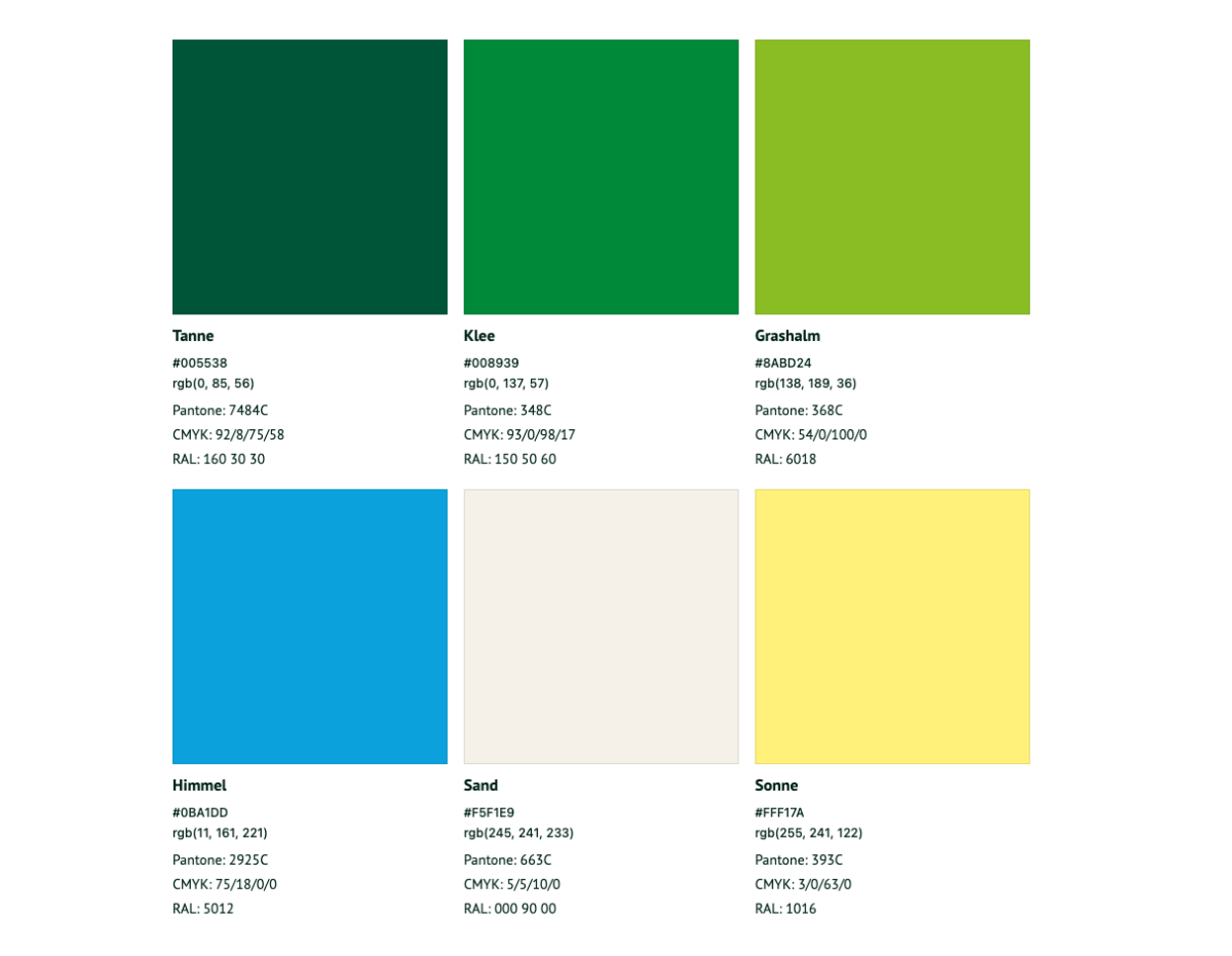 Grüne Farben, Logos, Schriften: Alles an einem Platz – BÜNDNIS 90/DIE ...